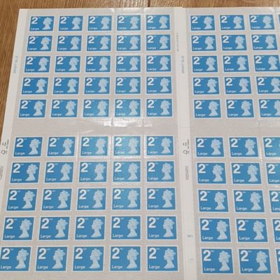 2nd Class Stamps Large (Sheet 50) Archives - Discounted Postage Stamps